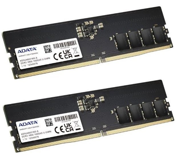 64GB DDR5 RAM Kit (2x32GB) 4800Mhz